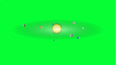 Planets and sun background and 2d animat... | Stock Video | Pond5