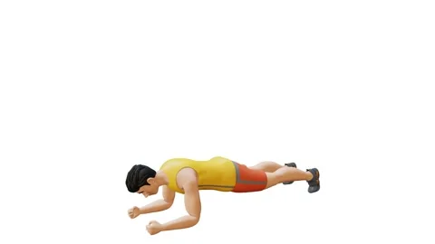 Plank Animation Workout | Stock Video | Pond5