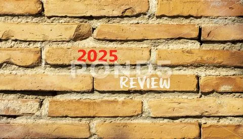 Planning 2025 review new year symbol. Concept words 2025 Review on beautifu.. Stock Image #287110971