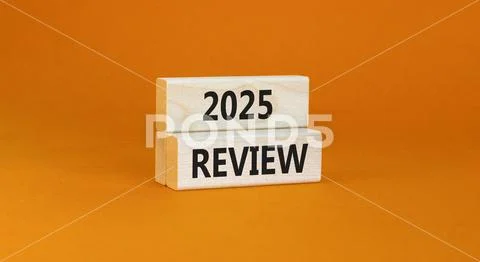 Photograph: Planning 2025 review new year symbol. Concept words 2025 Review on beautifu.. #288700467
