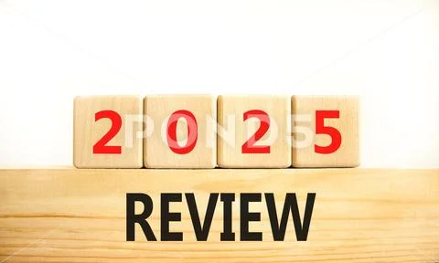 Photograph: Planning 2025 review new year symbol. Concept words 2025 Review on beautifu.. #290180832