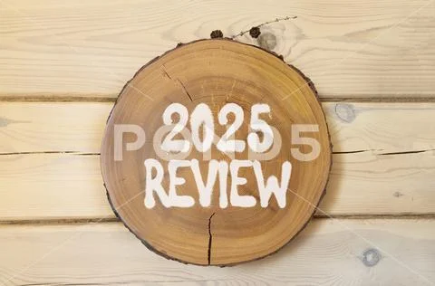 Photograph: Planning 2025 review new year symbol. Concept words 2025 Review on beautifu.. #292904237