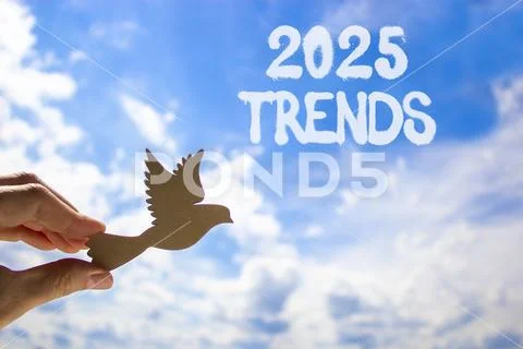 Planning 2025 trends new year symbol. Concept words 2025 Trends on ...