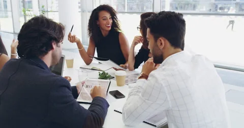 Planning, teamwork and strategy with bus... | Stock Video | Pond5