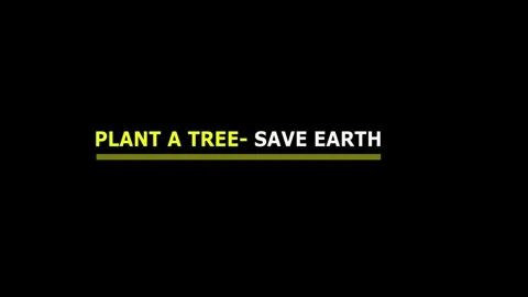 Plant a tree save the earth- planet pol... | Stock Video | Pond5