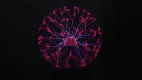 Plasma Filaments Moving Around Inside a ... | Stock Video | Pond5