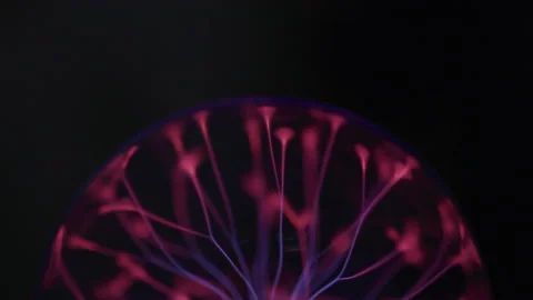 Plasma Filaments Reaching the Glass of a... | Stock Video | Pond5