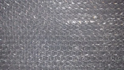 Plastic air bubble packaging | Stock Video | Pond5