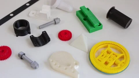 Plastic gears for torque transmission. | Stock Video | Pond5