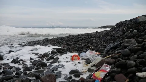 Beach Trash Stock Video Footage | Royalty Free Beach Trash Videos | Pond5