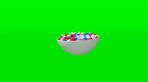 a plate of tablets spinning and appears ... | Stock Video | Pond5