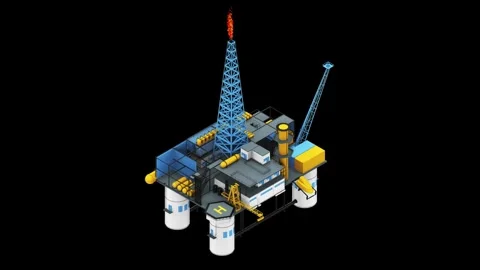 Platform 3D Animated Icon on black Backg... | Stock Video | Pond5