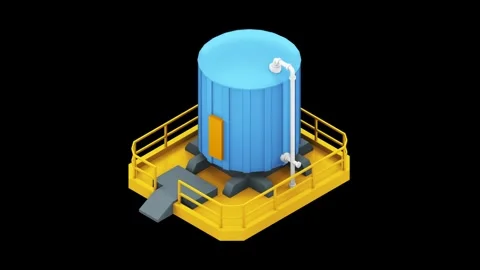 Platform 3D Animated Icon on black Backg... | Stock Video | Pond5