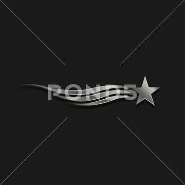 Platinum Wave Star. Vector illustration: Graphic #88546513
