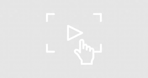 play button animated outline icon | Stock Video | Pond5