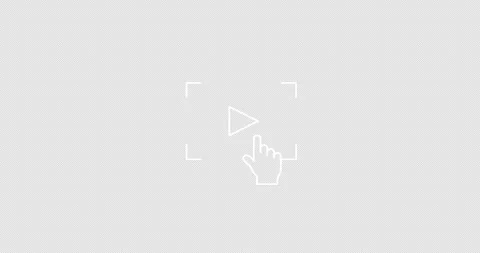 play button animated outline icon | Stock Video | Pond5