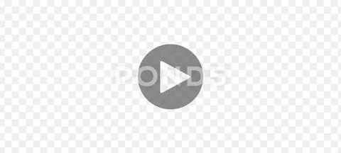 Play button icon on transparent background. Player video symbol. Vector illus: Graphic #233273669