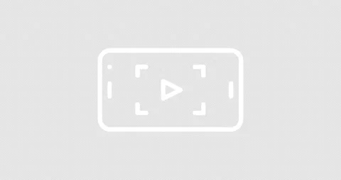 play button on smartphone animated outli... | Stock Video | Pond5
