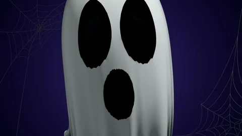 A Playful Ghost Halloween Spooky Surpris... | Stock Video | Pond5