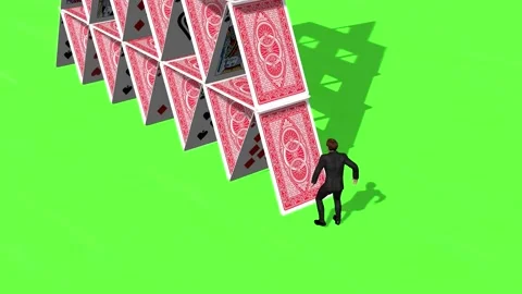 Playing Cards Tower Stock Videos – Royalty-Free HD & 4K Videos