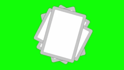 Playing cards animation with isolated on... | Stock Video | Pond5