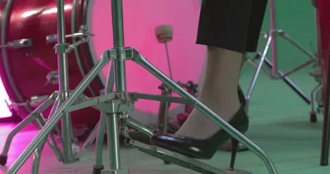 Playing drums - Green Screen - 4K | Stock Video | Pond5