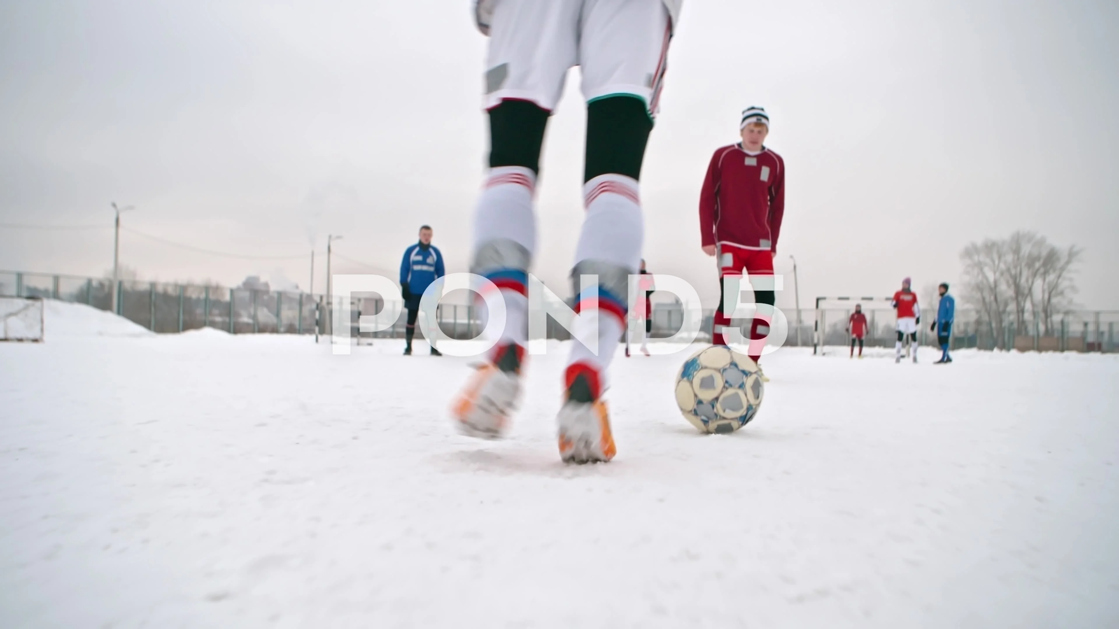 Soccer Ball In Snow