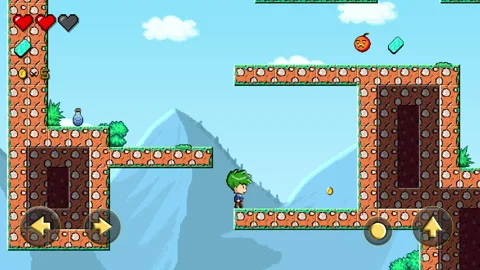 Playing through the level of the old pla... | Stock Video | Pond5