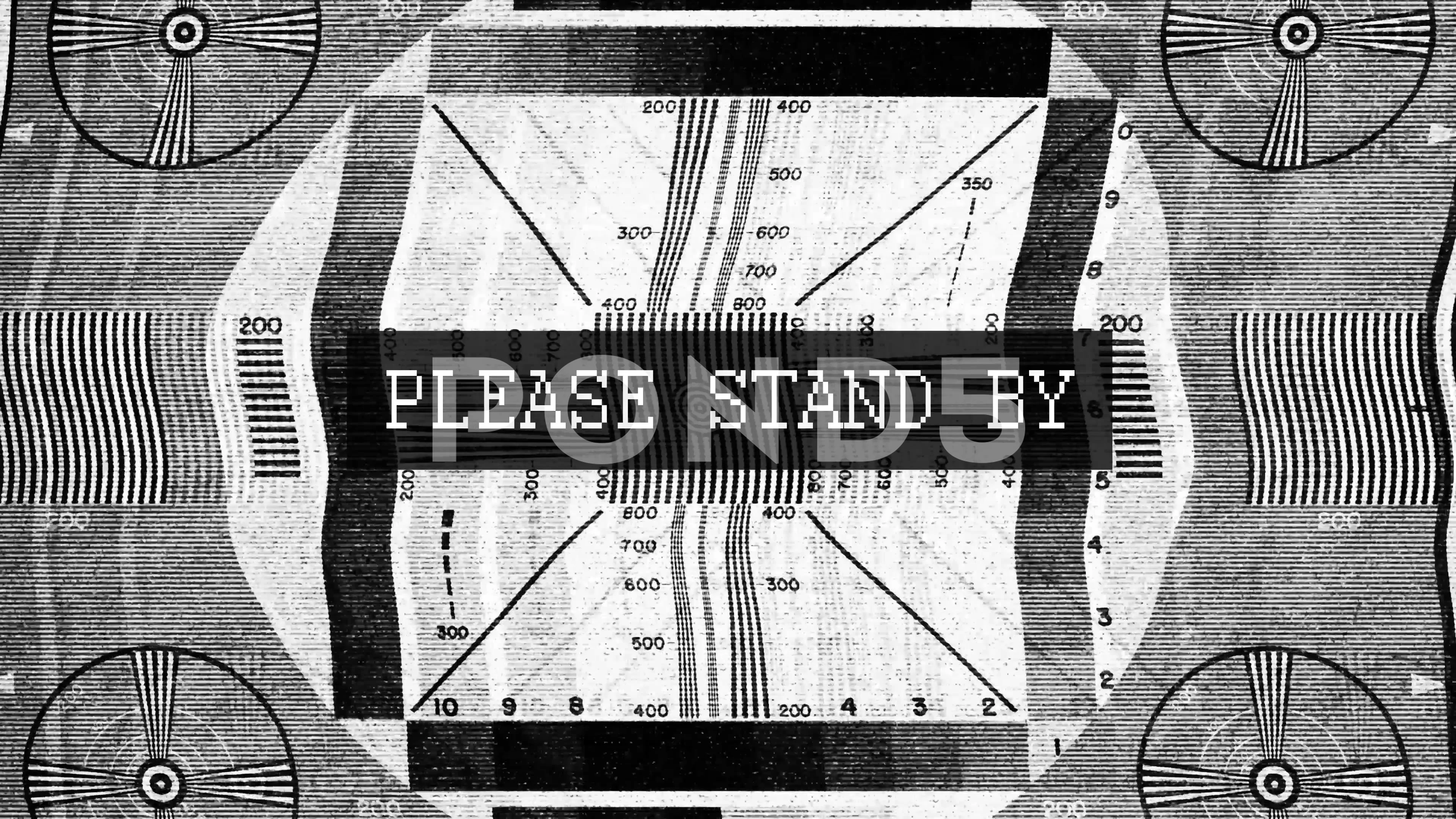 Tv Test Pattern Please Stand By
