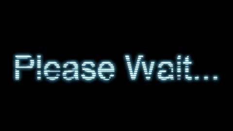 Please Wait Stock Video Footage | Royalty Free Please Wait Videos | Pond5
