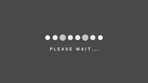 Please wait waiting animated animation p... | Stock Video | Pond5
