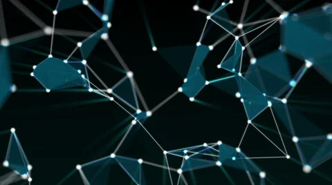 Plexus Abstract animated background | Stock Video | Pond5