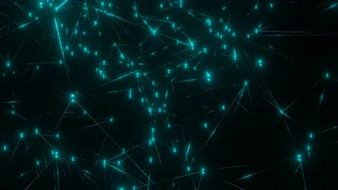 Plexus abstract network science. Motion ... | Stock Video | Pond5