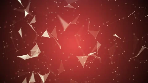 Plexus abstract Red background 4K | Stock Video | Pond5