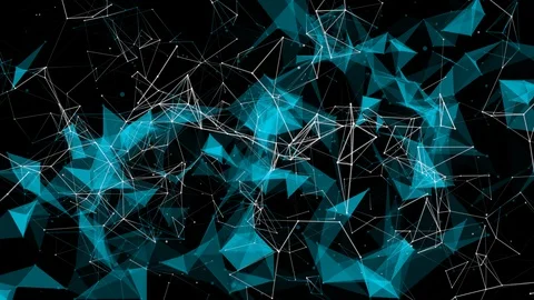 Plexus with alpha channel | Stock Video | Pond5