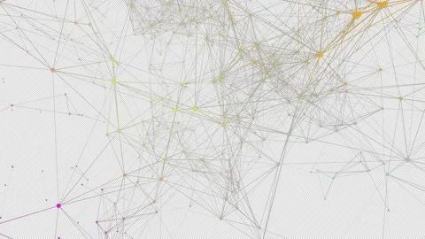 Plexus animation with gradient | Stock Video | Pond5