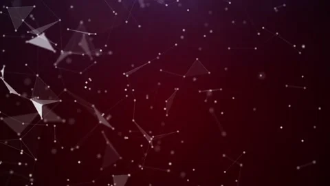 Plexus deep abstrack red background 4K | Stock Video | Pond5