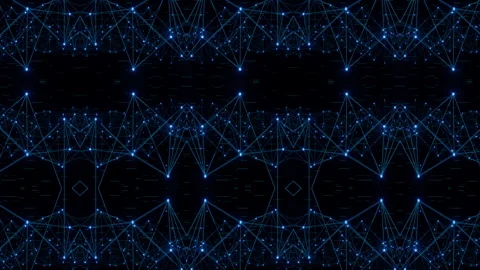 Plexus Digital Network Background Loop | Stock Video | Pond5