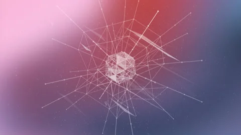 Plexus fantasy abstract art, 4K animatio... | Stock Video | Pond5