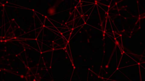 Plexus fantasy abstract technology. Line... | Stock Video | Pond5