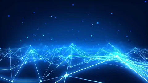 Plexus Grid Dolly Technology Background | Stock Video | Pond5