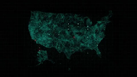 Plexus Map Stock Footage ~ Royalty Free Stock Videos | Pond5