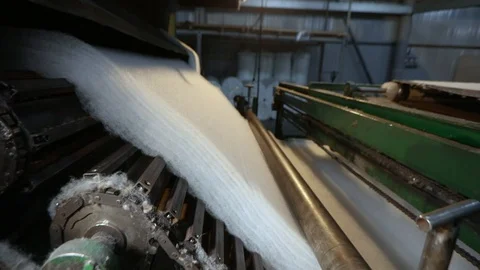 Pliester manufacturing process. Polyeste... | Stock Video | Pond5