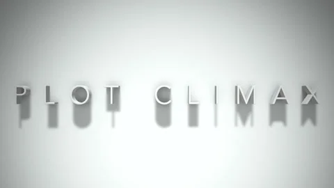 Plot Climax 3D title animation with shad... | Stock Video | Pond5