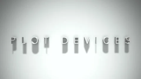 plot devices 3D title animation white te... | Stock Video | Pond5