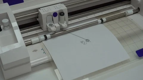 Plotter print technical drawing. Design ... | Stock Video | Pond5