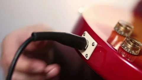 Plugging In Guitar Stock Video Footage | Royalty Free Plugging In ...