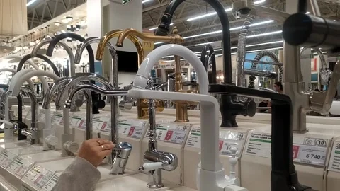 Modern Kitchen Taps Stock Videos – Royalty-Free HD & 4K Videos