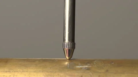 plunger deflection on a dial indicator, ... | Stock Video | Pond5