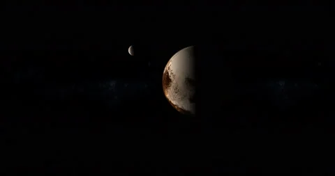 Charon Pluto Stock Footage ~ Royalty Free Stock Videos | Pond5